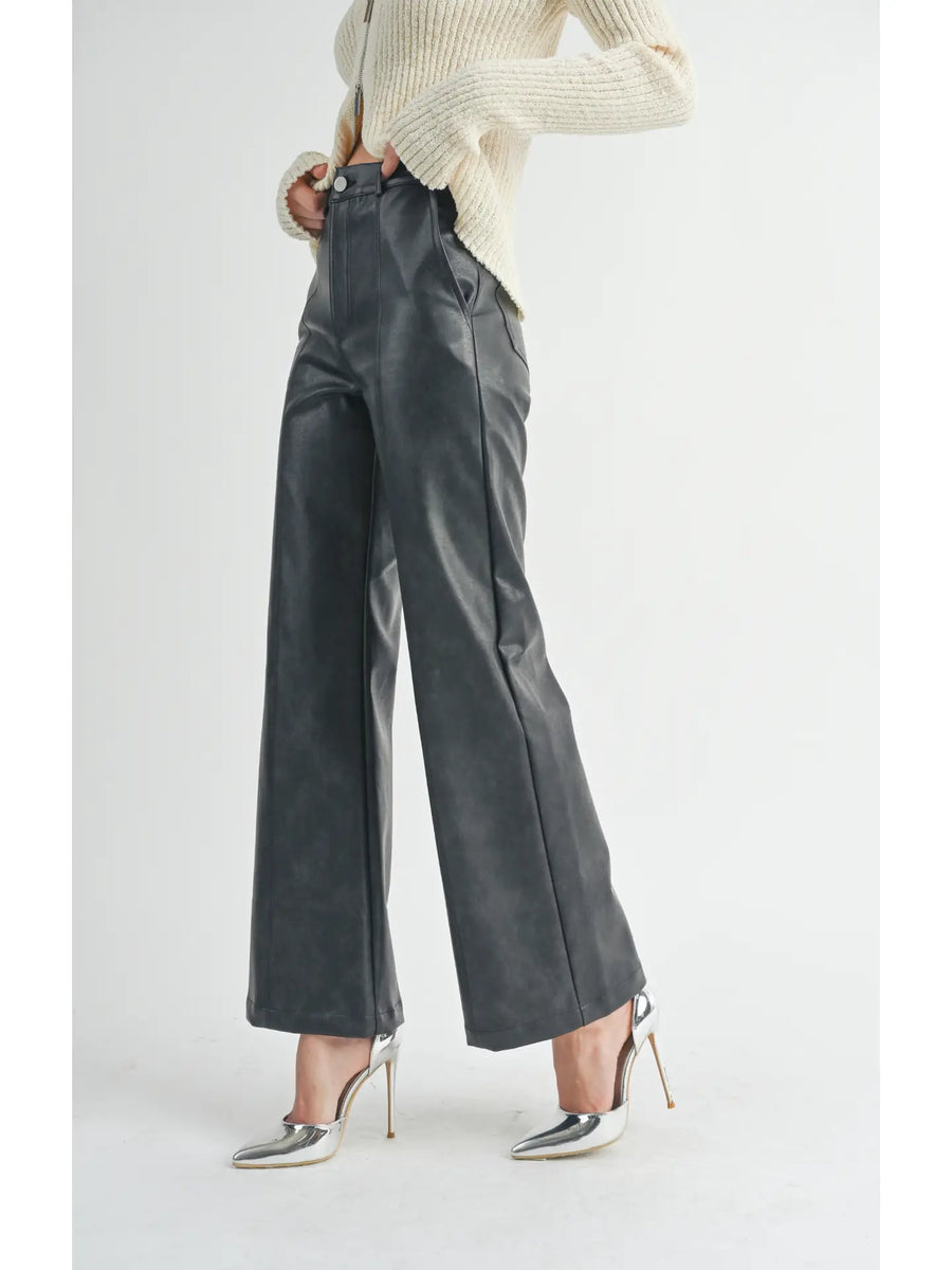 Rebel Vegan Leather Pants – Surge Style